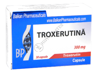 Cumpără Troxerutina 300mg caps. N10x3 (Balkanpharm) la cel mai bun preț ...